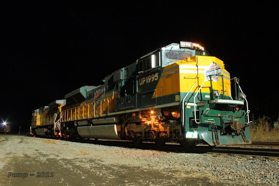 Northbound UP Manifest Train